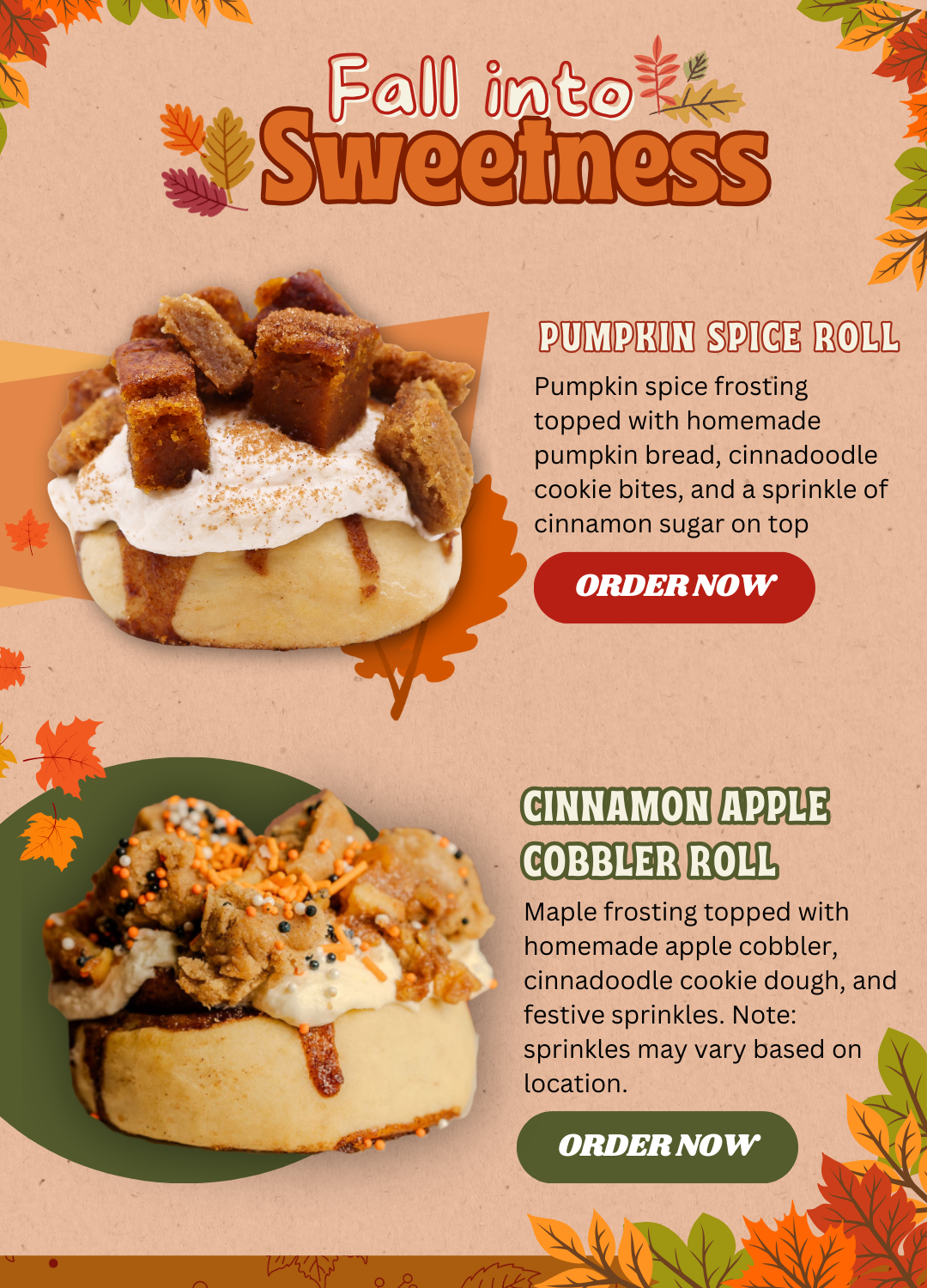 Cinnaholic: Cinnamon Rolls | Fresh-Made Gourmet Dessert Bakery ...